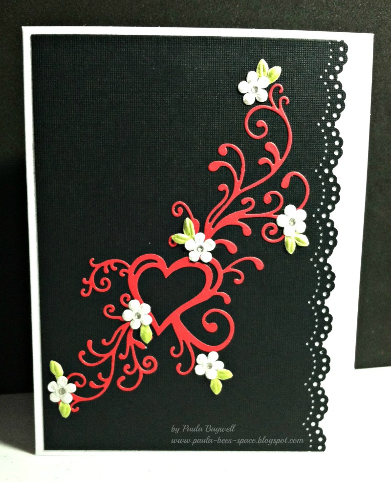 Paula's Space: Heart Flourish Cards