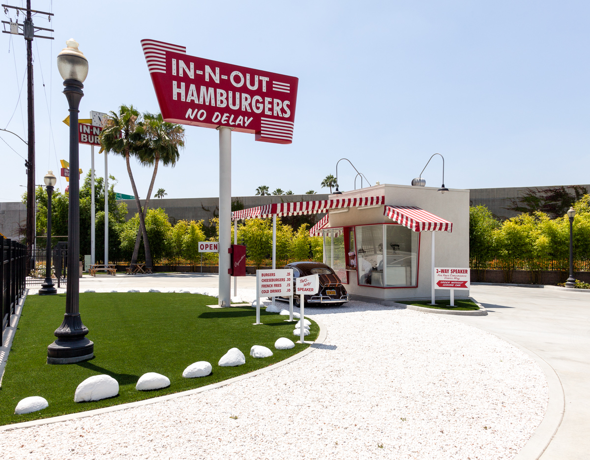 Replica Of The Original In-N-Out Burger Stand In Baldwin Park, California