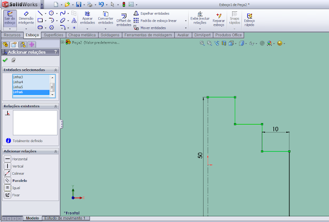 Extrude Plus: Exercicio de Solidworks: Add Relations