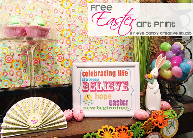 Eye Candy Creative Studio: FREEBIE :: EASTER Art Print