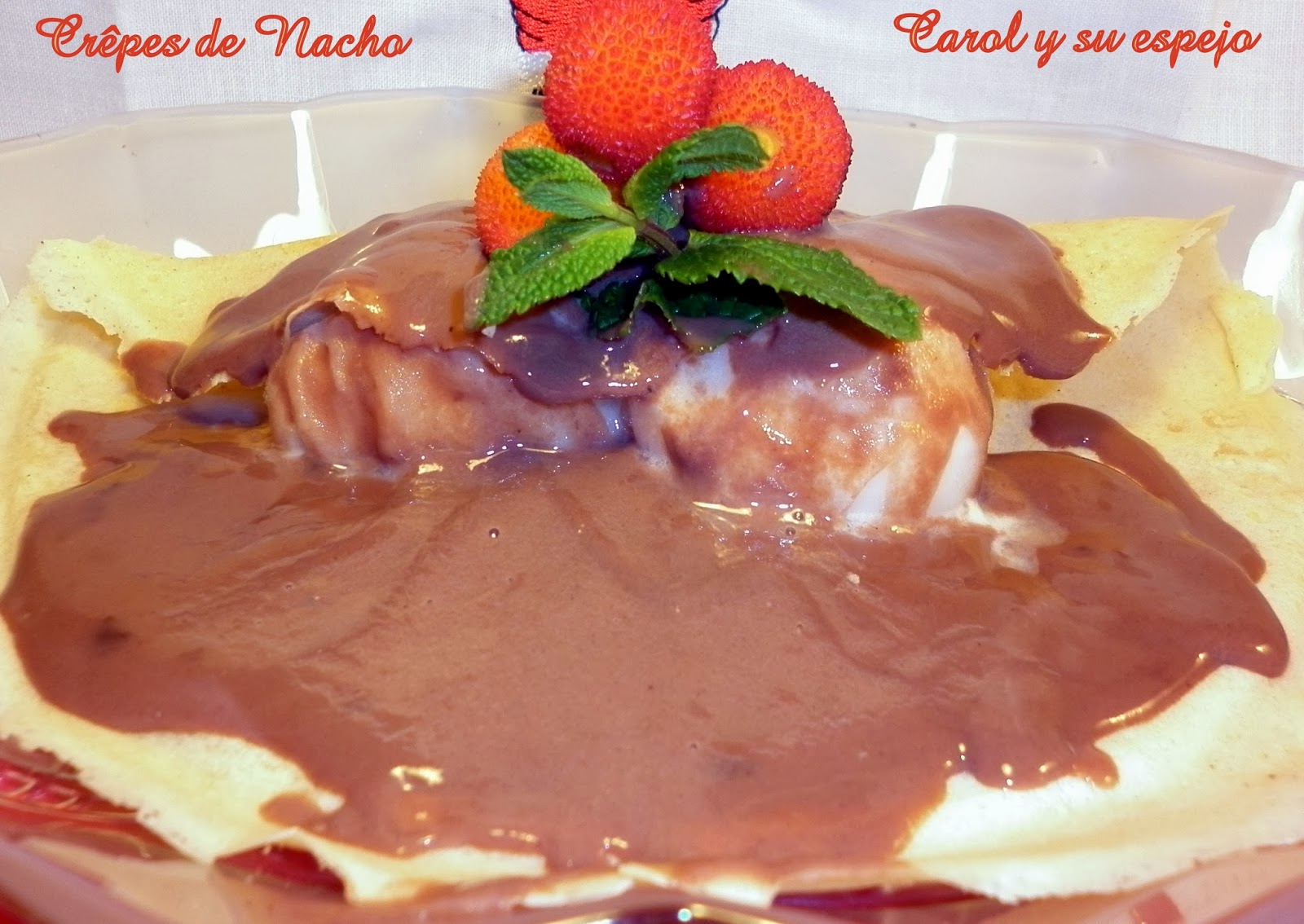 Carol y su espejo: LAS CRÊPES CON HELADO DE LIMÓN Y CHOCOLATE CALIENTE ...