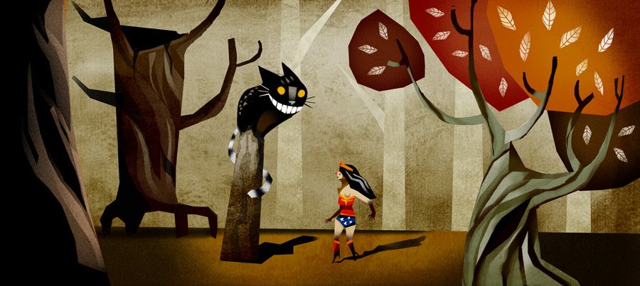 Don't Stand There Gawping!: WONDER WOMAN IN WONDERLAND