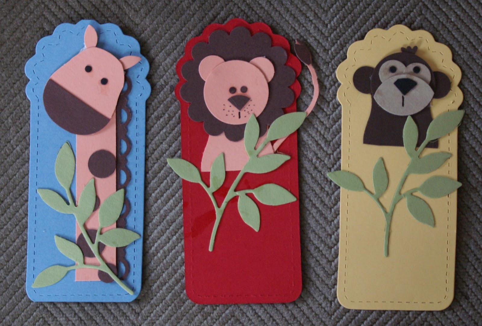 Alisons Crafts: Animal bookmarks