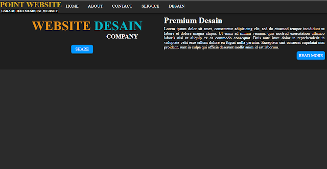Cara Paling Mudah Membuat Menu Navigasi Responsive - Point Website
