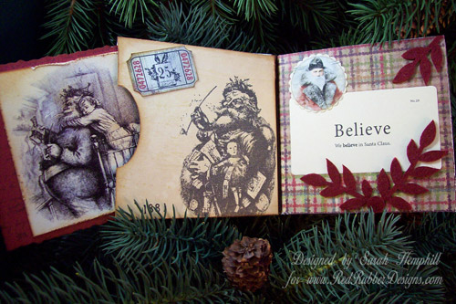 Vintage Figments: Santa Mini Album