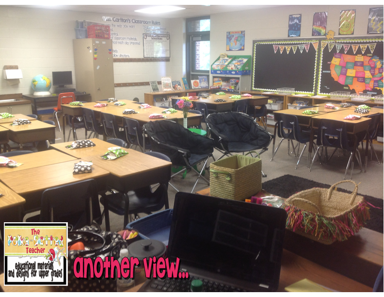 The Polka-dotted Teacher: A Short Classroom Tour 2013