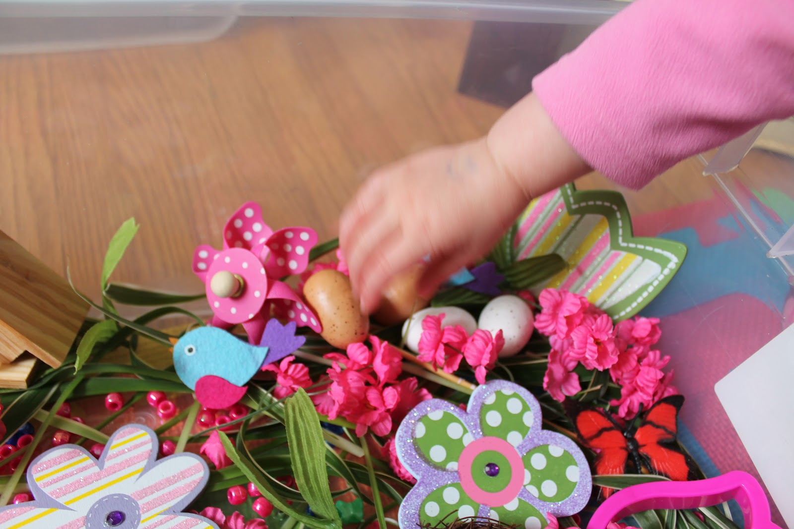 Belle's Butterfly Dreams: Spring Sensory Tub