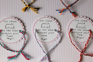 Creative Party Ideas by Cheryl: Friendship Bracelet Valentines