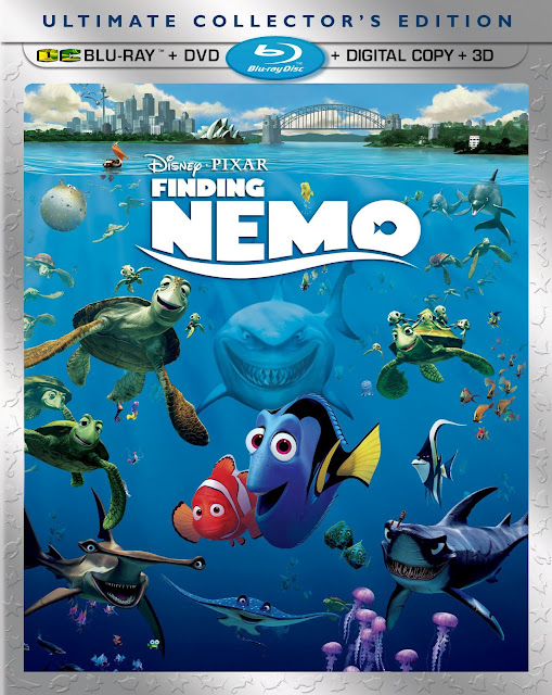 Latest Bluray & HD Covers: Finding Nemo 3D (2012) Hollywood Movie ...