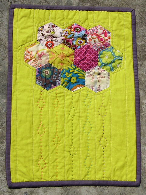 Non-Euclidean Quilting: Sunshine Stitches