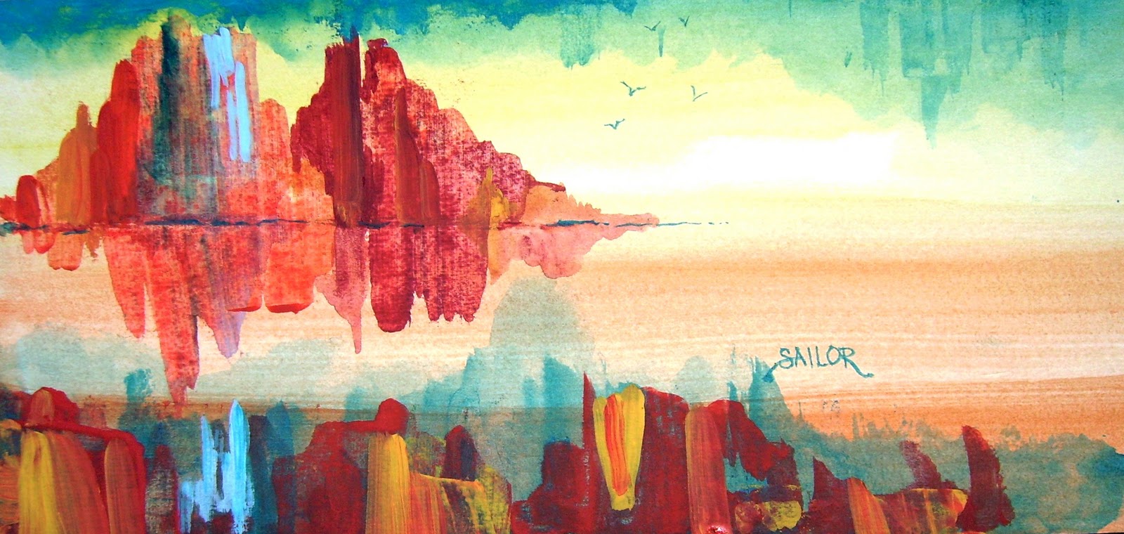 Barb's Daily Creations: Composition using a High Horizon Line