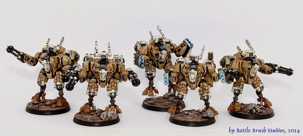 Battle Brush Studios: Showcase: Tau Crisis Suits