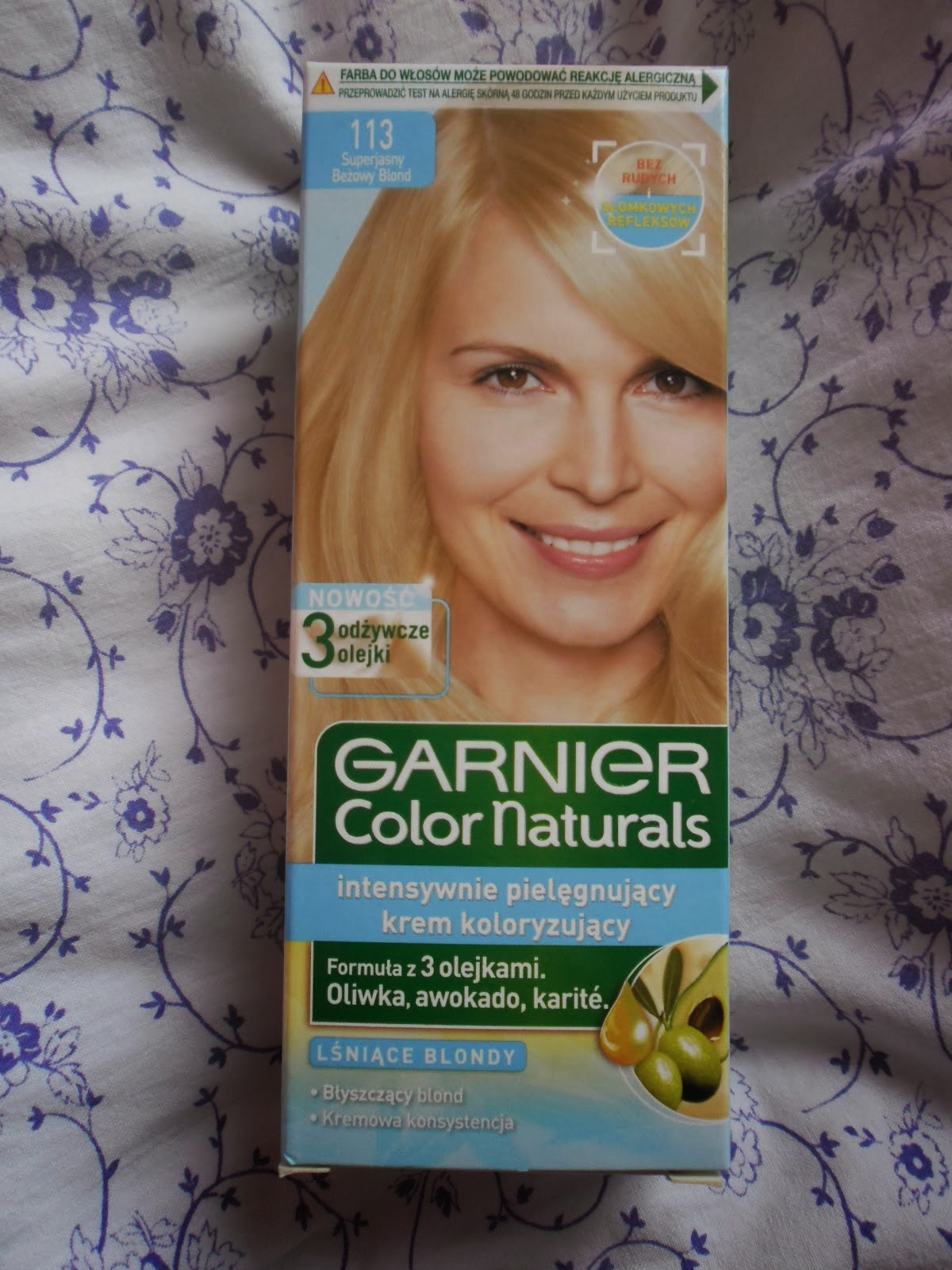 Izis About Cosmetics: Farbowanie włosów-Garnier 113.