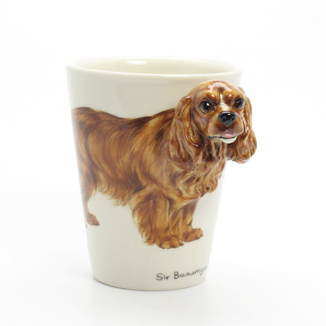 muddymOOd Dog Mugs: Custom Sculpt and Paint Cavalier King Charles ...
