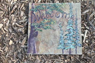 Fine Nature Art by Sharon Graves: Hand painted Garden Stones