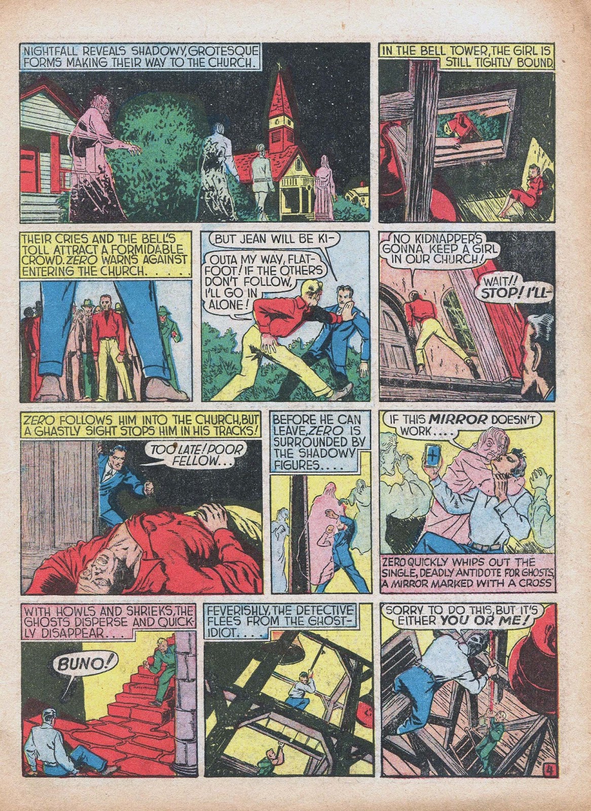 Four-Color Shadows: Zero, Ghost Detective-Dan Zolnerowich-1940