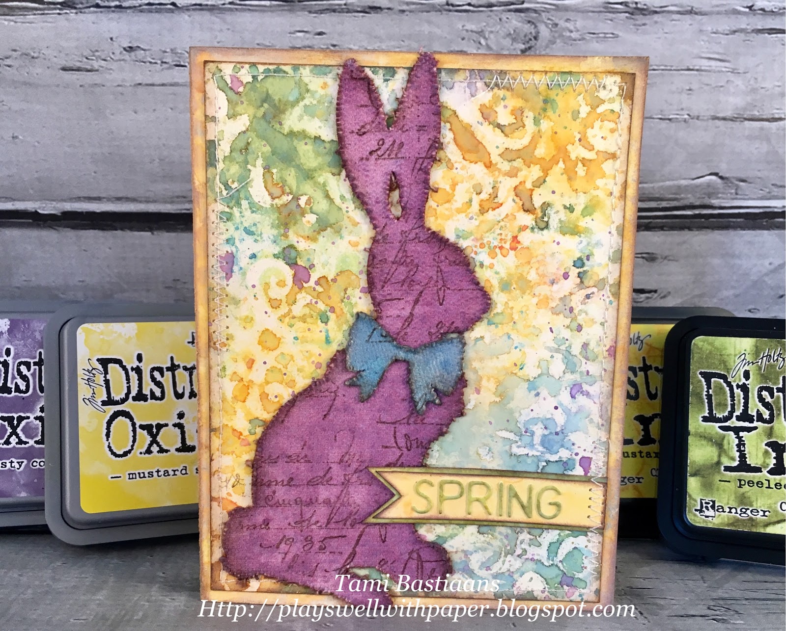 Plays Well With Paper: Spring - Tim Holtz Sizzix Chapter 1 Cottontail