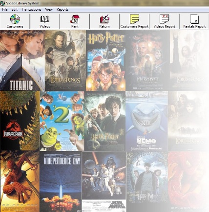 Video CD Library Management System ~ Free Students Project