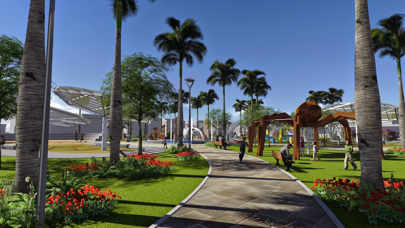 José Pincay Molestina (3D y animación): Diseño de un parque