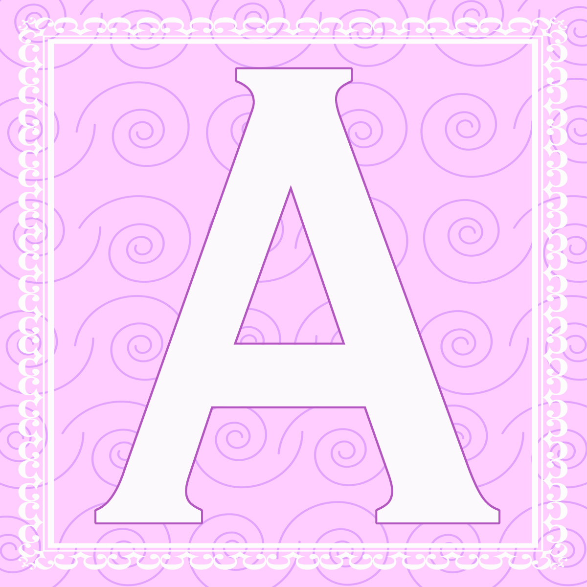 GRANNY ENCHANTED'S BLOG: "Purple Swirl" JPG Free Scrapbook Alphabet