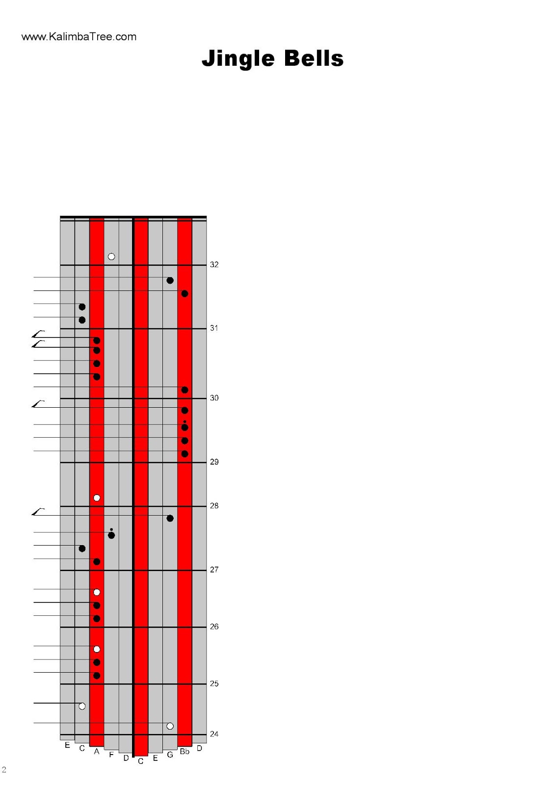 Kalimba Tree: Christmas Song Collection 2 (For 10-key Kalimbas)