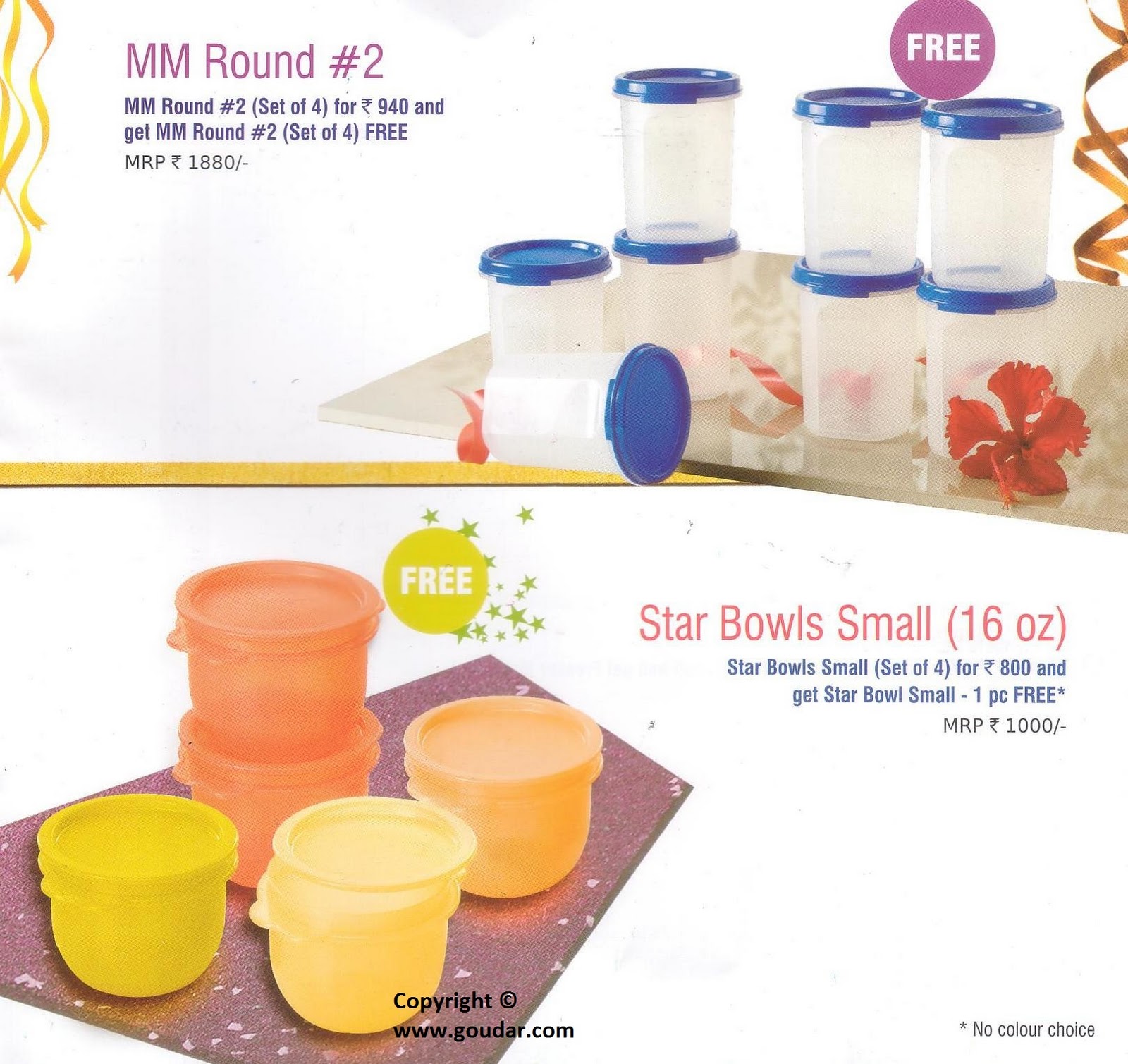 Tupperware: Tupperware Flyer for the month of October, 2011