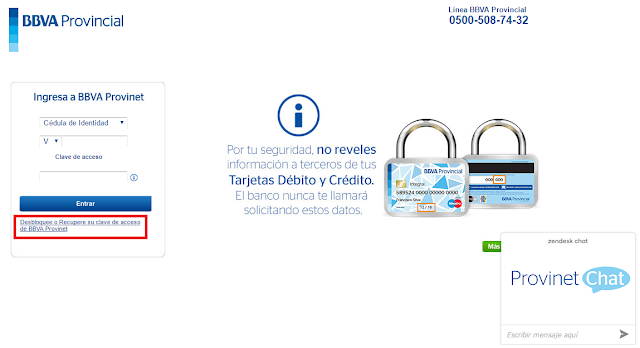 Recuperar Usuario Provinet Personas - Método 1 - Paso a Paso - BBVA ...