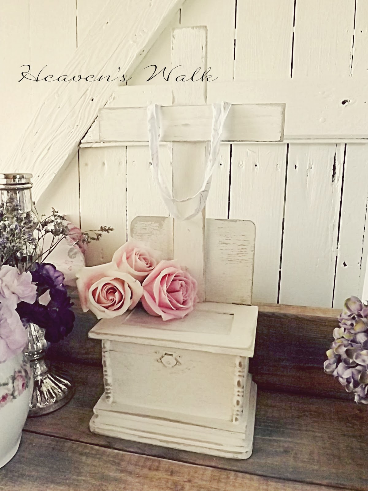 Heaven's Walk: Religious Cross Altar Box