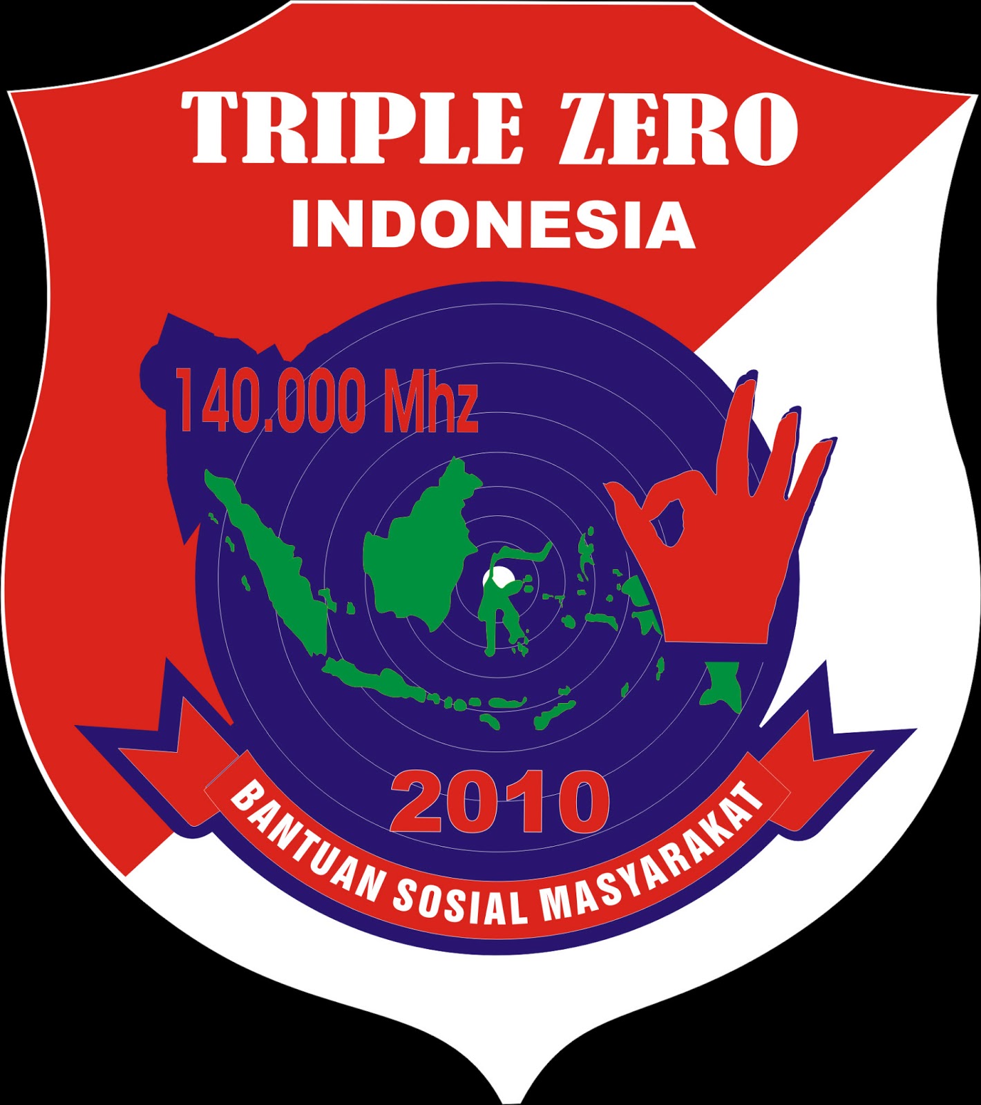 Bantuan Sosial Masyarakat TRIPLE ZERO INDONESIA 140.00 Mhz