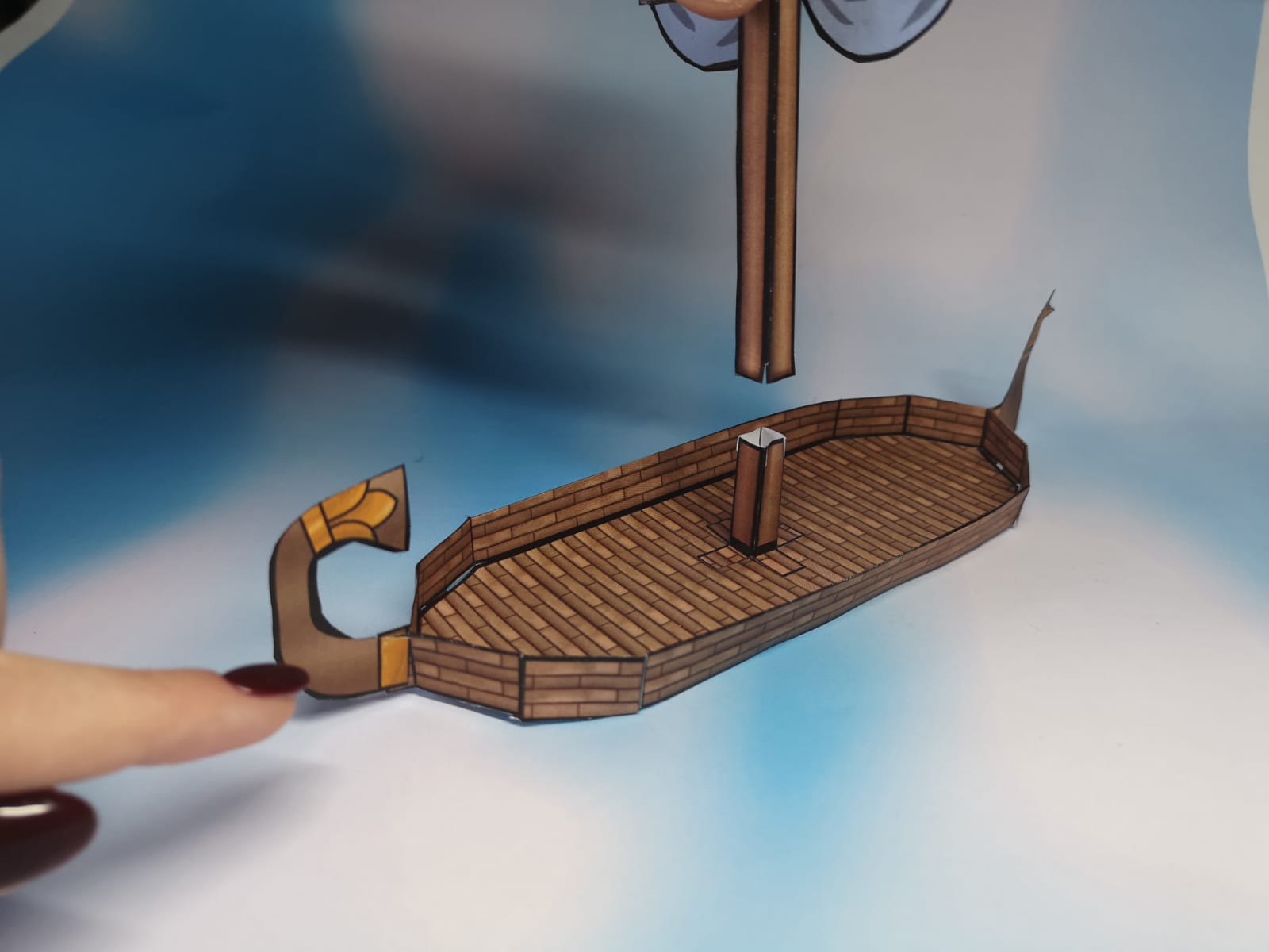 il wargamer solitario: Papercraft ancient egyptian ship