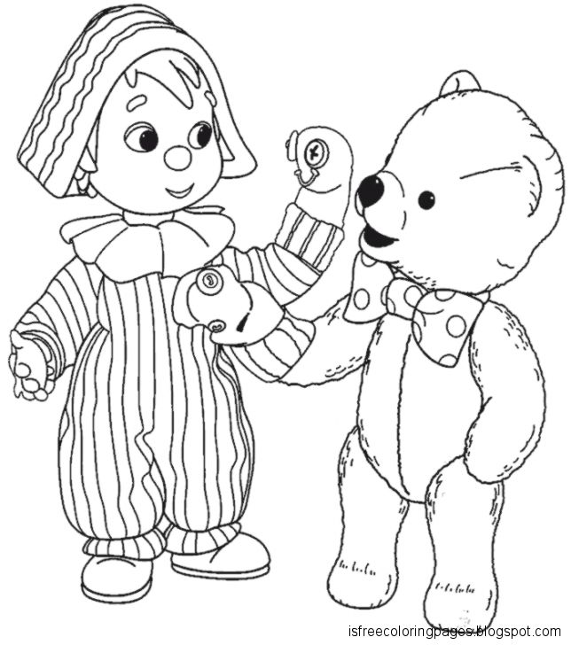 Andy Pandy Coloring Pages