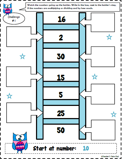 Number Ladders | Teacher's Take-Out