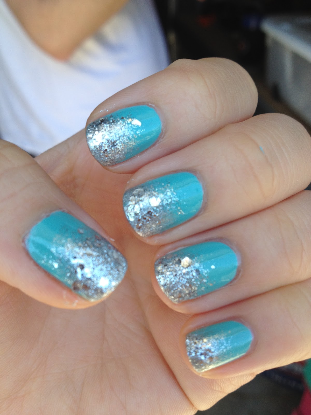 Ooh, Cute Nails!: For Audrey Silver Gradient