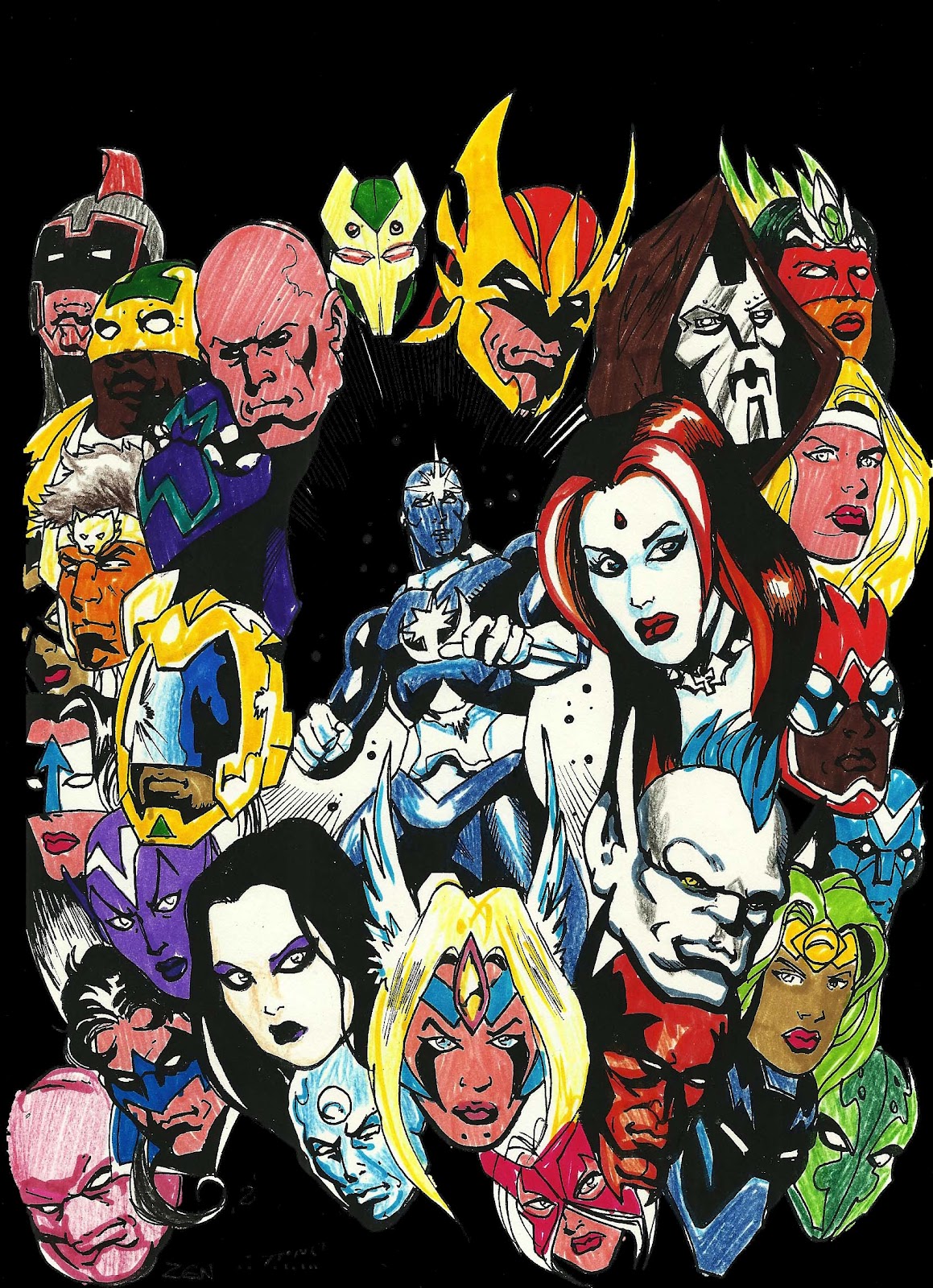 ZENITH UNIVERSE COMICS: Zenith Universe Comics Characters