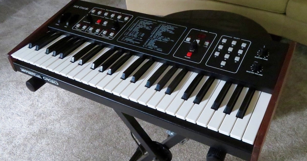 MATRIXSYNTH: Sequential Circuits Six-Trak Vintage Analog Synthesizer SN ...