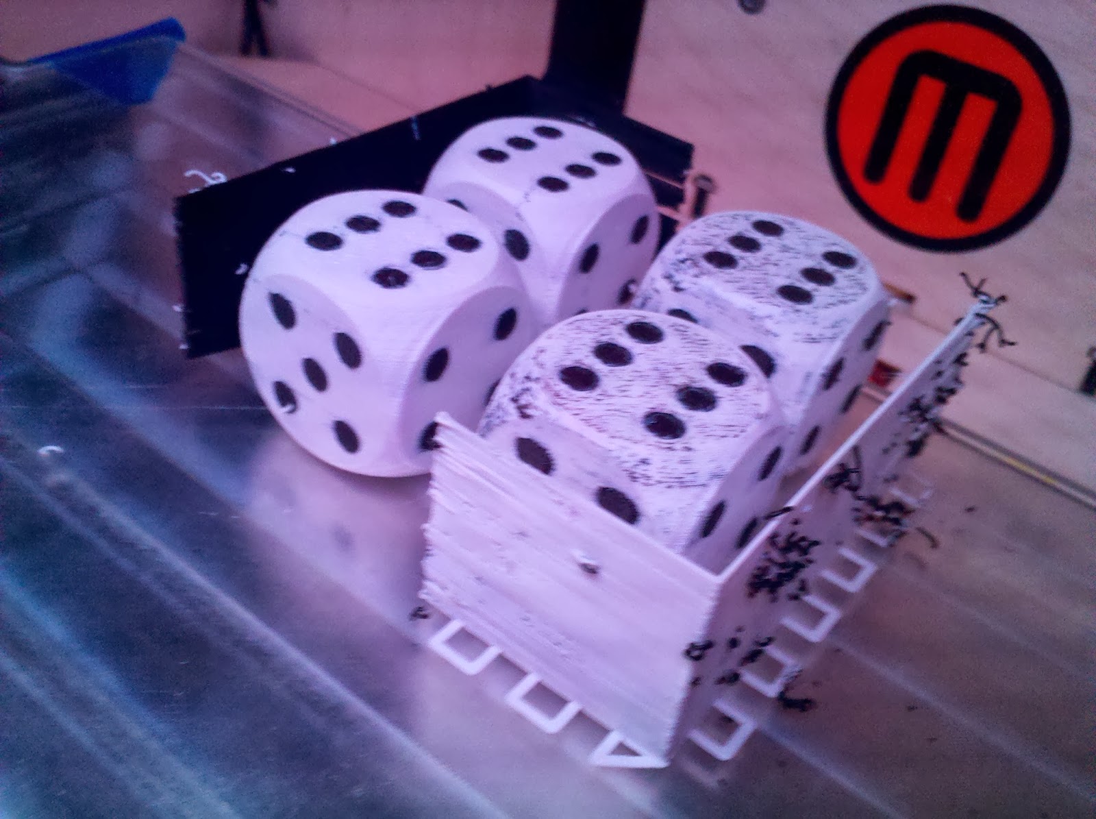 Dual Printing dice - 3D Printing Professor