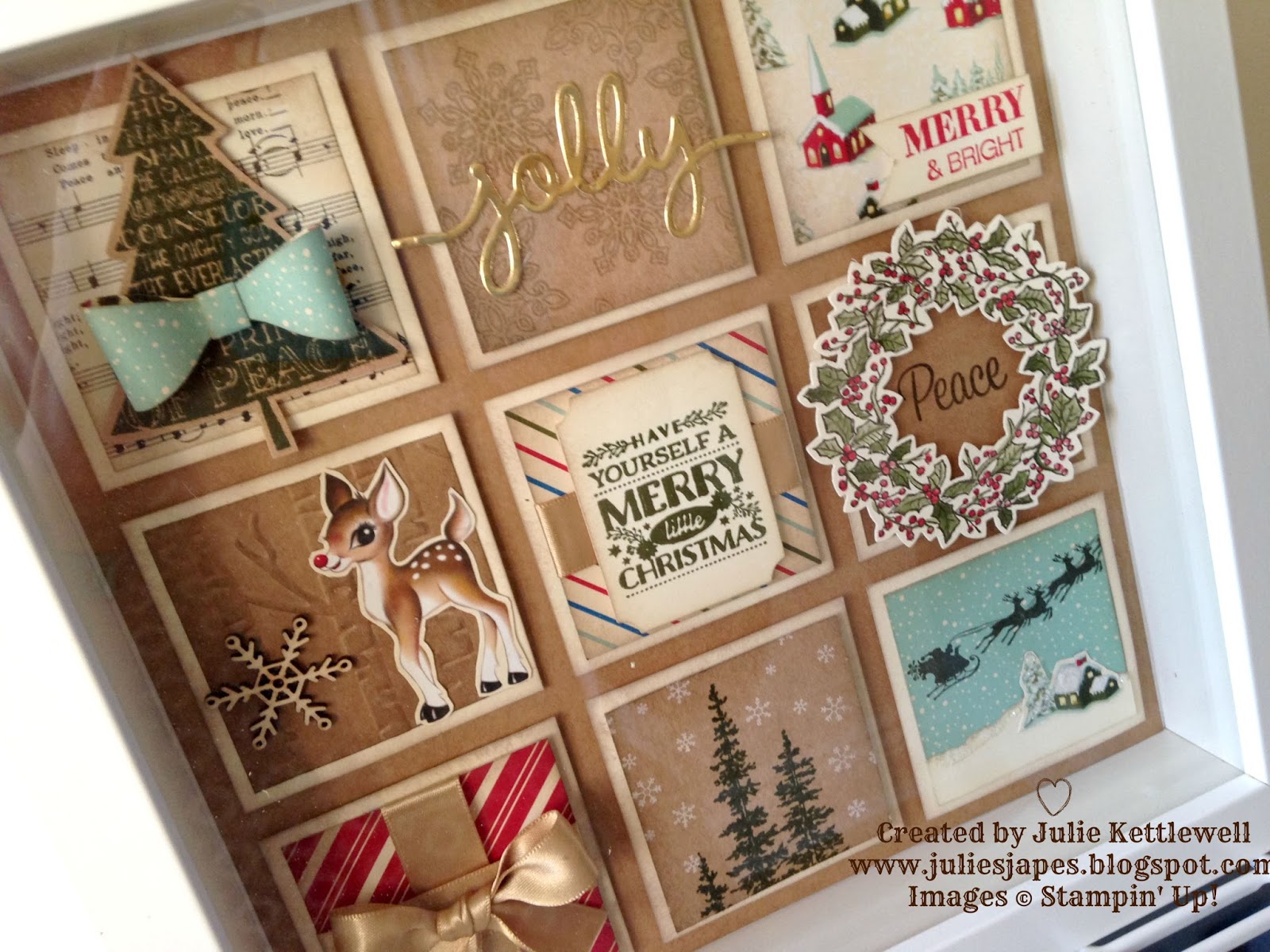 Christmas Collage Frame - The Paper Haven