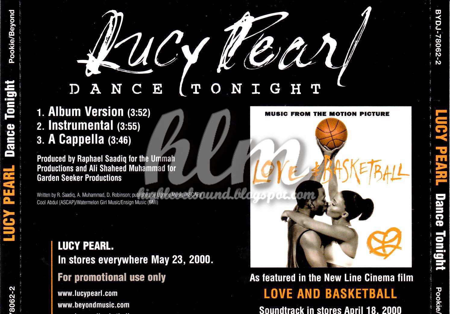 highest level of music: Lucy Pearl - Dance Tonight-(Promo_CDS)-hlm