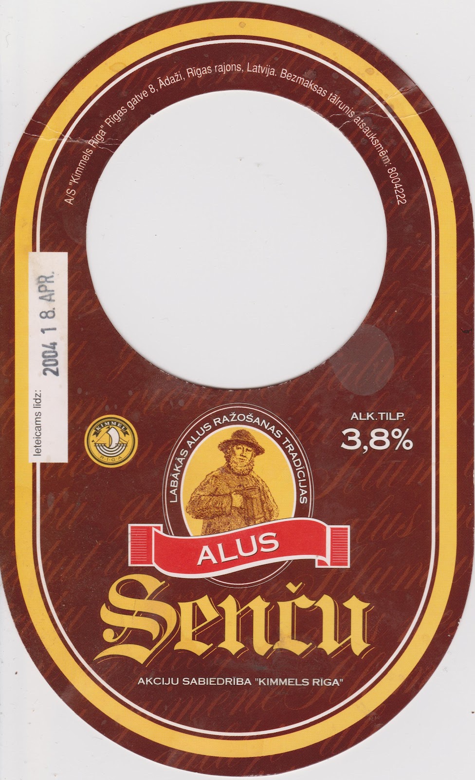 Alus: Senču alus/Rīgas Alus/Kimmel Rīga