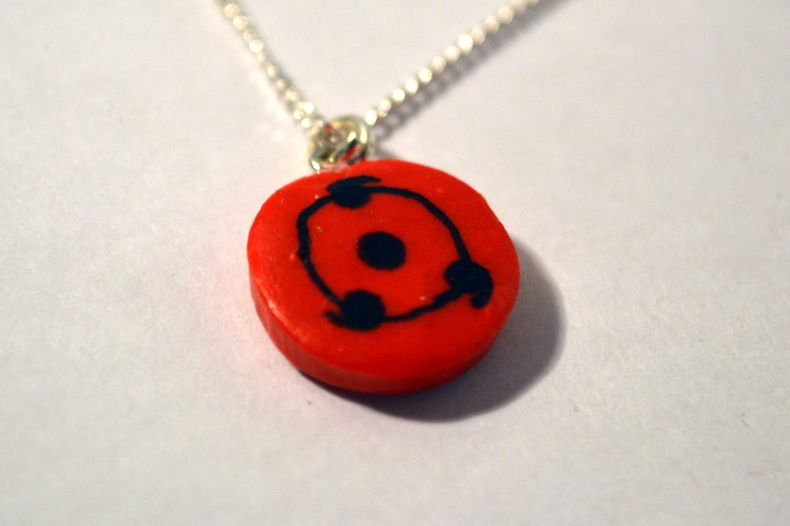 Hanban's Otaku Haven: Naruto Sharingan Necklace (Handmade)