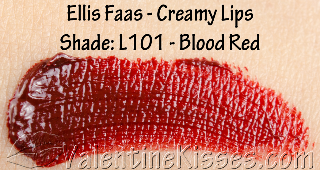 Valentine Kisses: Ellis Faas Creamy Lips in Pale Peach, Blood Red ...