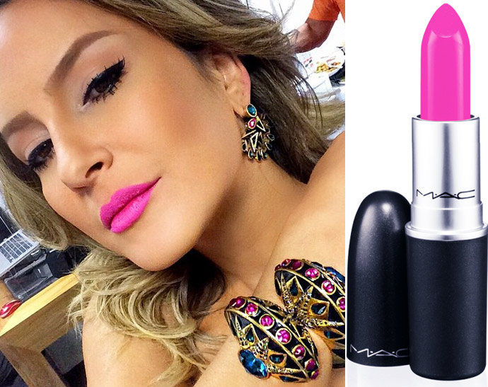 Maquiagem com batom rosa - Madrinhas de Casamento