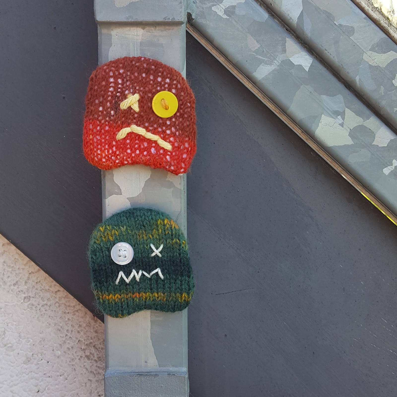 Knitting And So On Knitted Monster Fridge Magnet