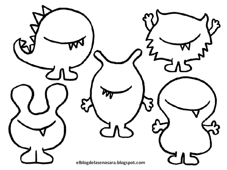 El Blog de la seño Sara : Monstruitos