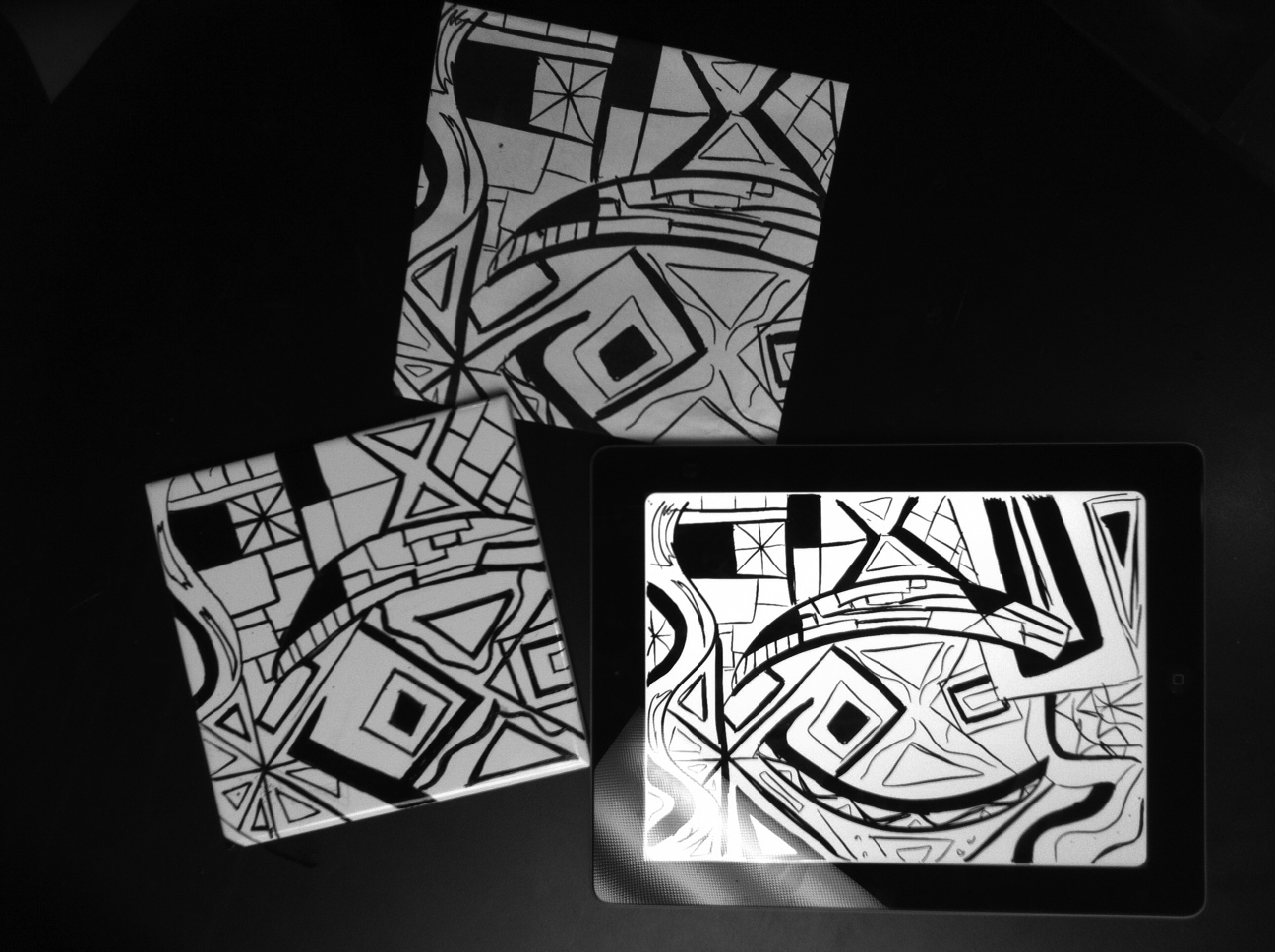 Saint James Visual Art and Photography: Art 8- Ceramic Line Designs