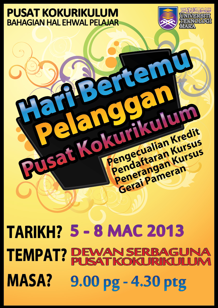 Pusat Kokurikulum UiTM: HARI BERTEMU PELANGGAN DAN TAKLIMAT HARI ...