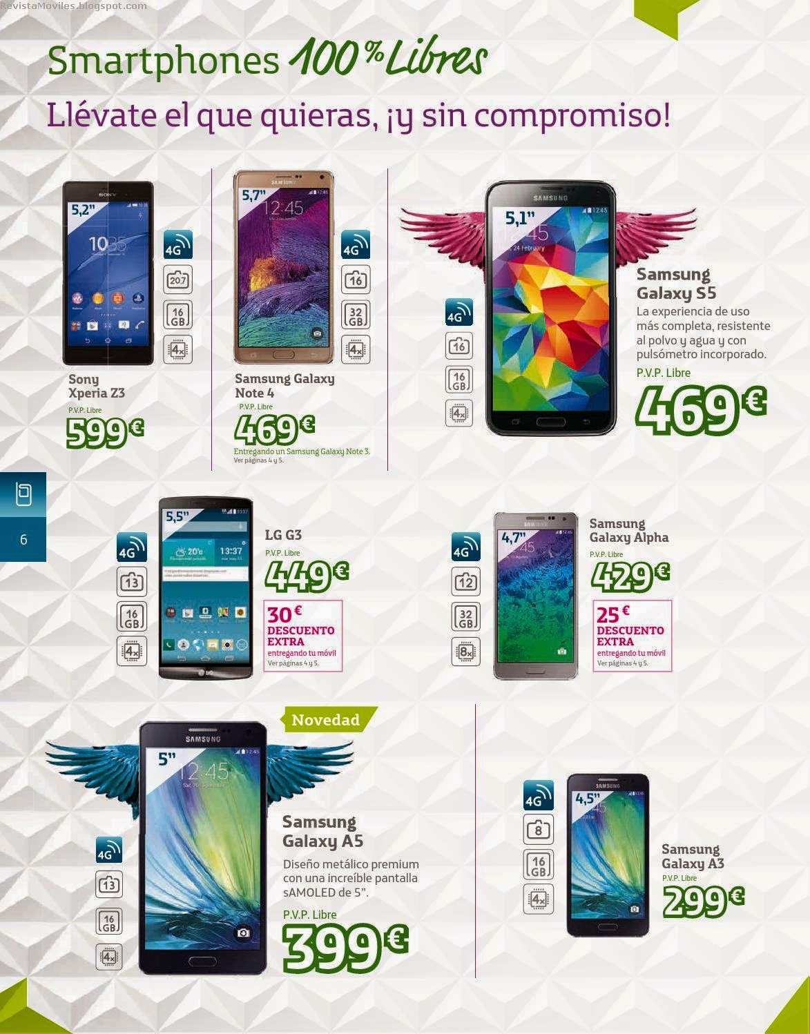 Revista Móviles: Ofertas de móviles Movistar marzo 2015