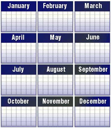11 Macam Kalender yang ada di Dunia ~ angkatigabelas