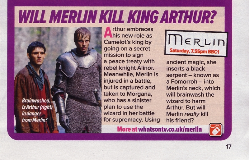 MERLIN CULT CLASSIC - Connecting BBC TV Series Merlin w/ News,Facts ...