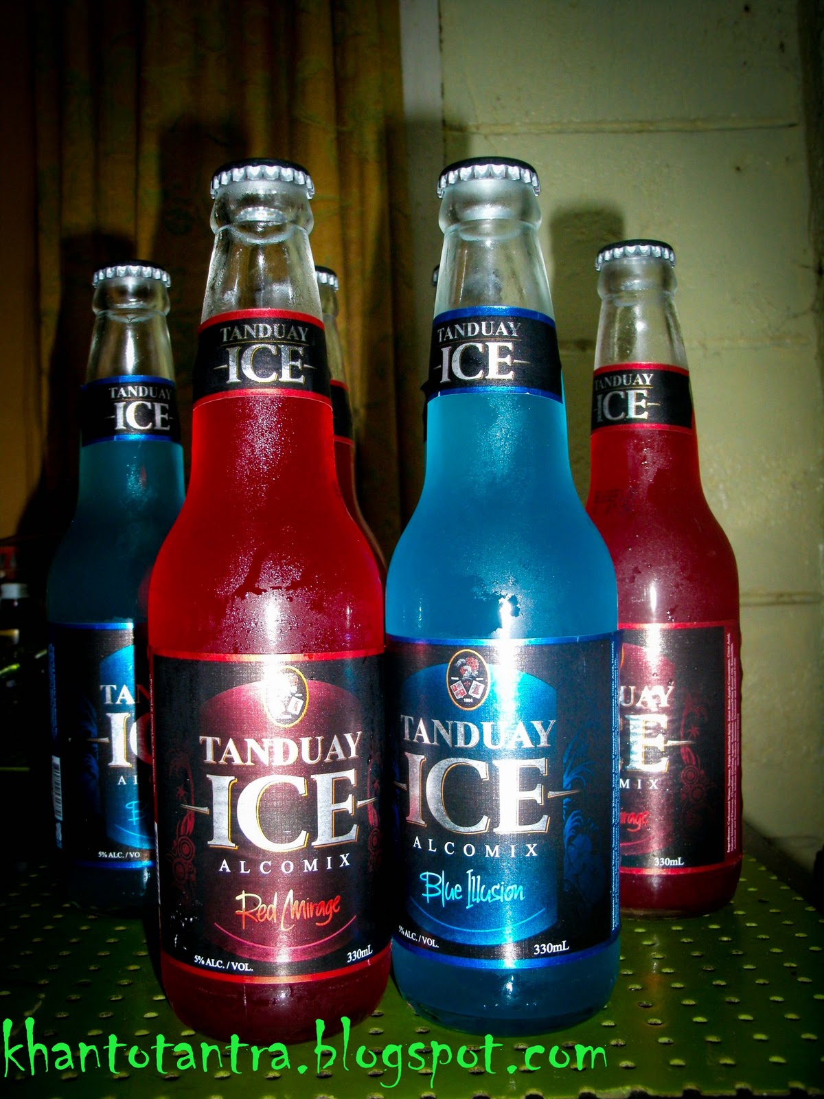 Kwatro Khanto: Tanduay Ice- Red and Blue